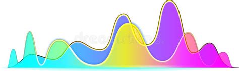 Colorful Sound Waves Are Undulating Creating A Vibrant Visual