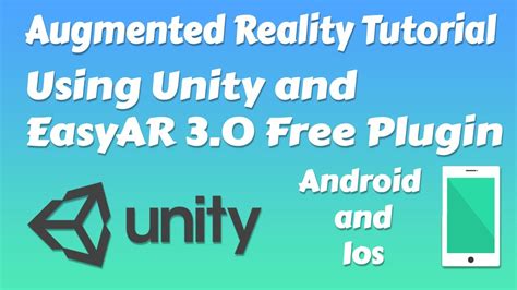 Augmented Reality Tutorial Using Easy Ar 30 In Unity 3d For Beginners Unity Tutorial Youtube