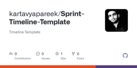 GitHub Kartavyapareek Sprint Timeline Template Timeline Template