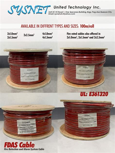 Fire Detection Alarm System Cable Fdas Commercial And Industrial Construction And Building