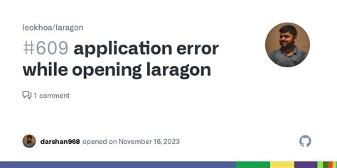 Application Error While Opening Laragon · Issue 609 · Leokhoalaragon