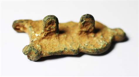 Ancient Roman Bronze Belt Buckle 300 400 Ad