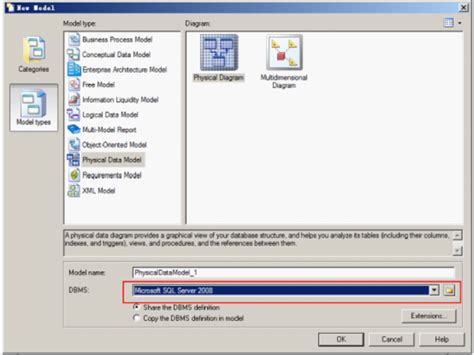 powerdesigner逆向工程从sql server数据库生成pdm 神仙不醉 博客园