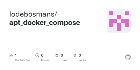 github lodebosmans apt docker compose