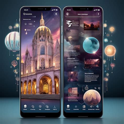 Premium Ai Image Mobile App Design Of Architecture Architectural