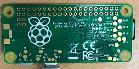 기술 여행자 ArsViator 라즈베리 파이 제로 테스트 패드 배치 Raspberry Pi Test Pad Layout