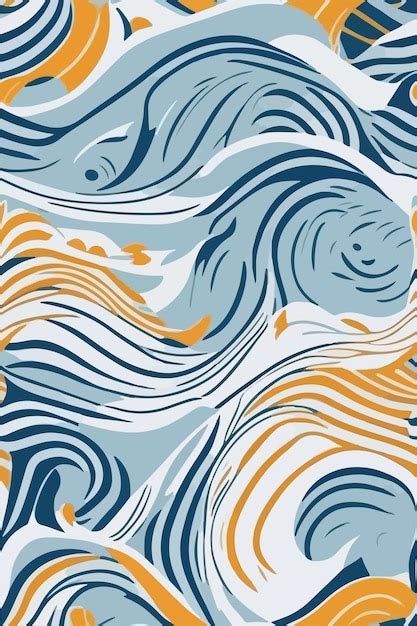Premium Vector Waves Of Creativity Exploring The Abstract Waves Pattern