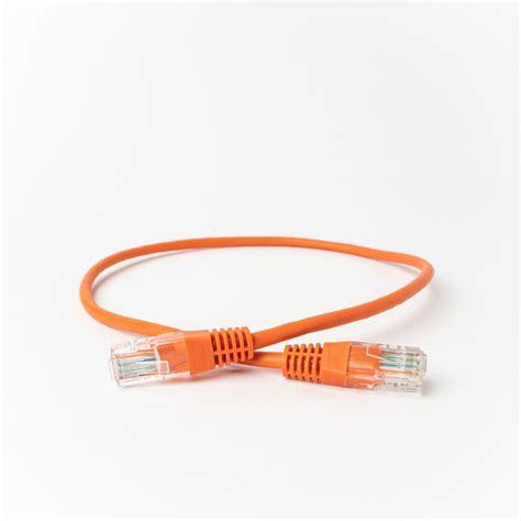 UniXtr Patch Cord Cat5e Orange 0 5m Compucable