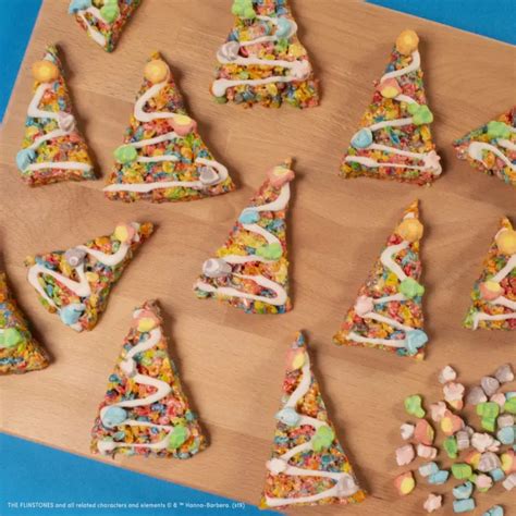 Fruity Pebbles Christmas Tree Treats Pebbles Cereal