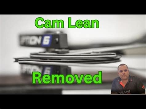 How To Fix Cam Lean On A Compound Bow Youtube