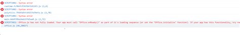 Word Add In Error In IE SCRIPT1002 Syntax Error In Polyfills