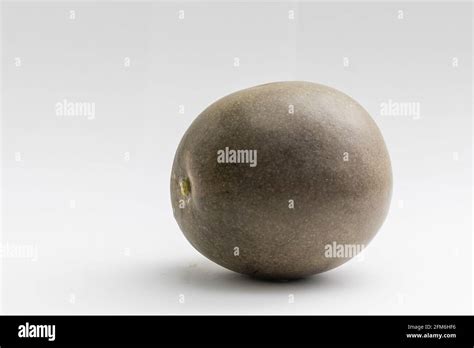 Passion Fruit Passionfruit Maraquia Whole Half Isolated On White