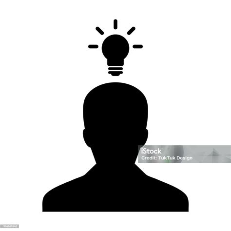 문양 그림에서 개발 사업에 대 한 창의적인 아이디어에 대 한 전구 기업 아이콘 벡터 남성 사람 프로필 아바타 기호 개념에 대한