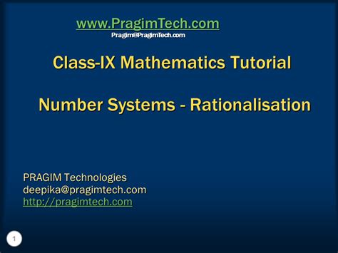sql server and c video tutorial number systems rationalisation