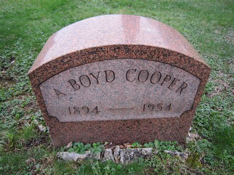 Anson Boyd Cooper 1894 1954 Mémorial Find A Grave
