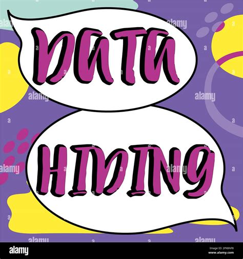 Inspiration Showing Sign Data Hiding Business Showcase Secretly