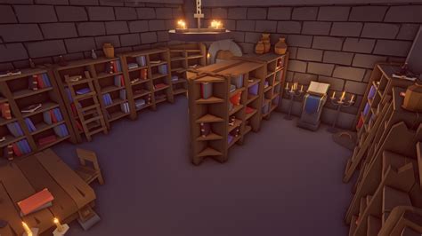 Artstation Low Poly Dungeons Asset For Unity 3d Map And Models Game Assets