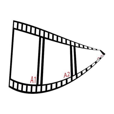 Premium Vector Abstrack Filmstrip Logo Template Vector Illustration