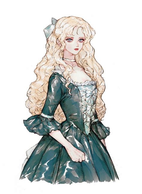 드레스에 있는 핀 애니메이션 아트 소녀 애니메이션 옷 그리기 애니메이션 의상