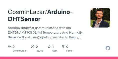 GitHub CosminLazar Arduino DHTSensor Arduino Library For Communicating With The DHT AM