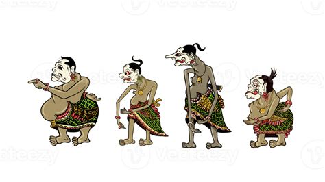 Vector Illustration Modification Of Wayang Kulit Purwa Character Of
