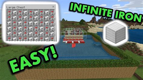 1 21 Iron Farm Tutorial In Minecraft Bedrock Mcpe Xbox Ps4 Nintendo Switch Windows10 Youtube