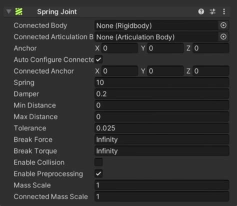 Unity组件大全之 Physics物理 （64）spring Joint 弹簧关节unity Spring Joint Csdn博客