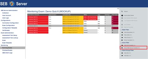 Exam Monitoring SEB Server Documentation