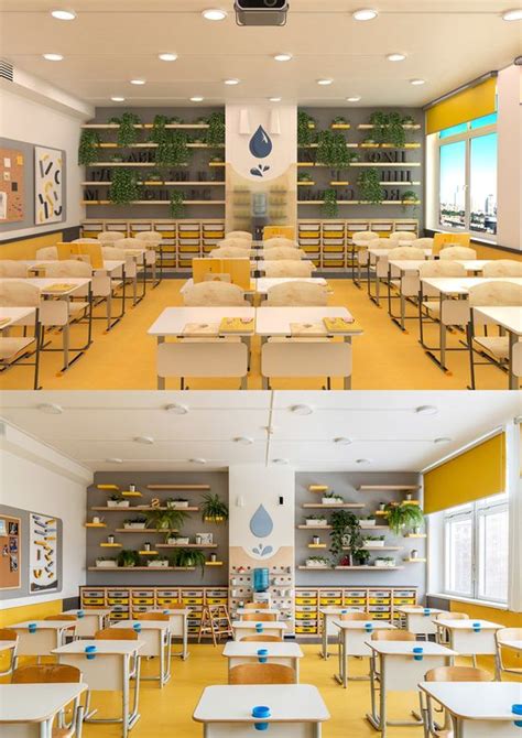 Дизайн детской комнаты Компьютерные залы Учебные помещения