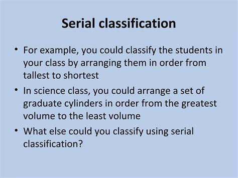 Classification Ppt