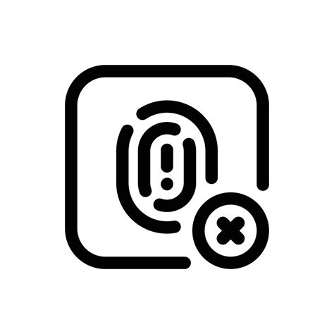 Access Denied Icon In Trendy Outline Style Isolated On White Background