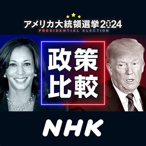 政策比較 ハリス副大統領、トランプ前大統領、当選したらどうなる？政策をわかりやすく解説｜アメリカ大統領選挙2024｜nhk