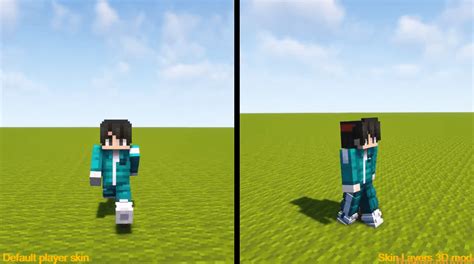 Skin Layers 3d Mod 1182 1165 Player Skins In 3d