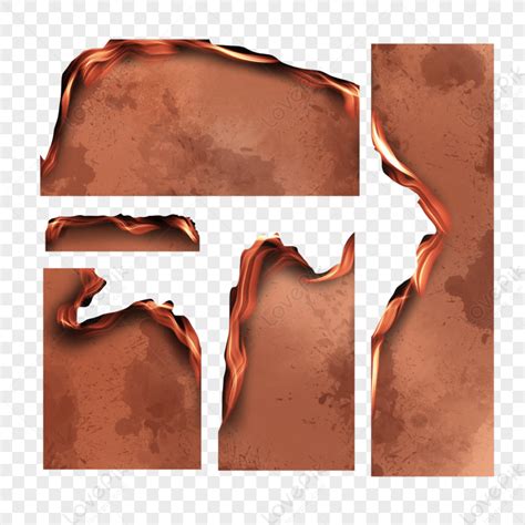 Thickness Burning Paper Edge Burning Old Paper Fire Combustion Thick