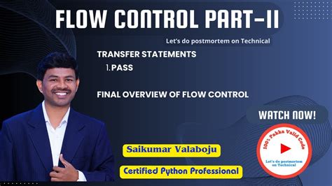 31 master python flow control part 11 transfer statements explained