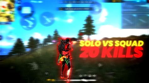 Solo Vs Squad 20 Kills Full Game Play👽️ Samsung Note 10 Plus📲 Youtube