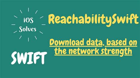 Swift Cocoapods Reachabilityswift Youtube