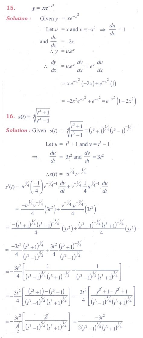 Exercise 103 Examples On Chain Rule Differentiation Rules Problem