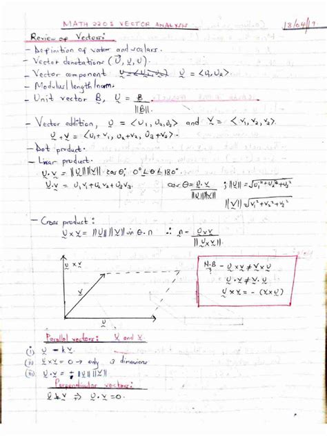Math 220 Vector Analysis Pdf