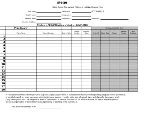 Release Of Liability Form Sample Edit Fill Sign Online Handypdf