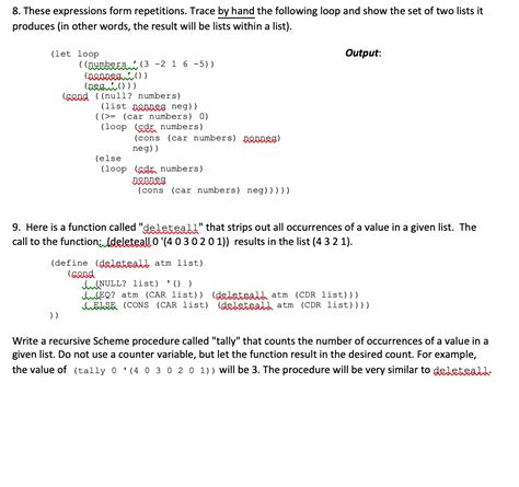 Writing And Evaluating Scheme Expressions 1 Give A