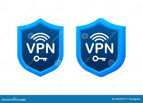 Secure Vpn Connection Concept Virtual Private Network Connectivity Overview Vector Stock
