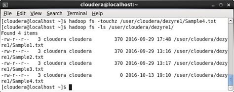 Hadoop Online Tutorial Hadoop Hdfs Commands Guide