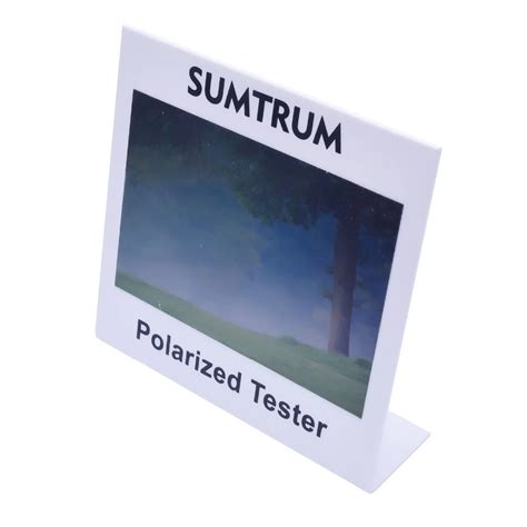 Invisible Effect Polarization Test With Acrylic Display Plane Buy Polarized Lenses Tester