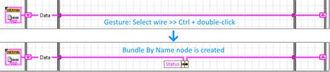 New Gesture Ctrl Double Click On Existing Cluster Wire Should Insert