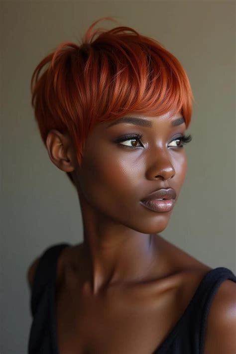 22 Stunning Ginger Pixie Cuts For Black Women To Rock In 2025 Fashion
