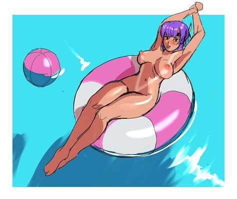 Sunbeam Artist Ayane Doa Dead Or Alive Ninja Gaiden Absurdres Highres 1girl Armpits