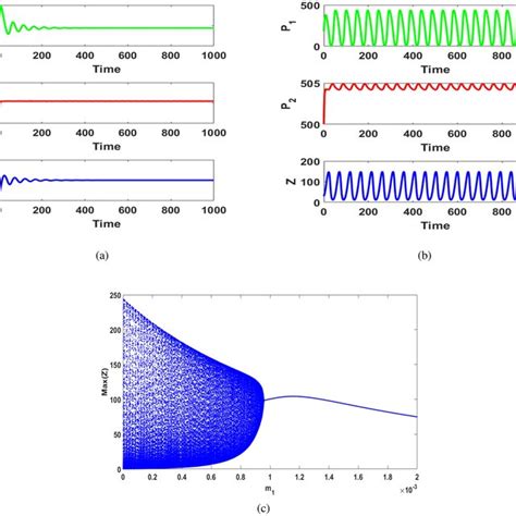 Bifurcation Diagram Of The Non Spatial Model System 31 For