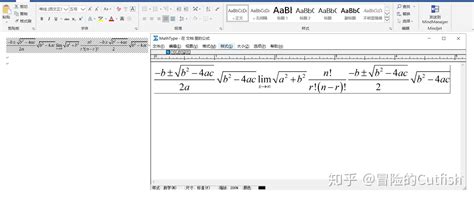 Word加载mathtype插件进行复杂的数学化学物理公式输入的方法 知乎