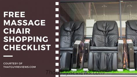 2021 Best Massage Chairs 2500 To 5000 Tgr That Guy Reviews
